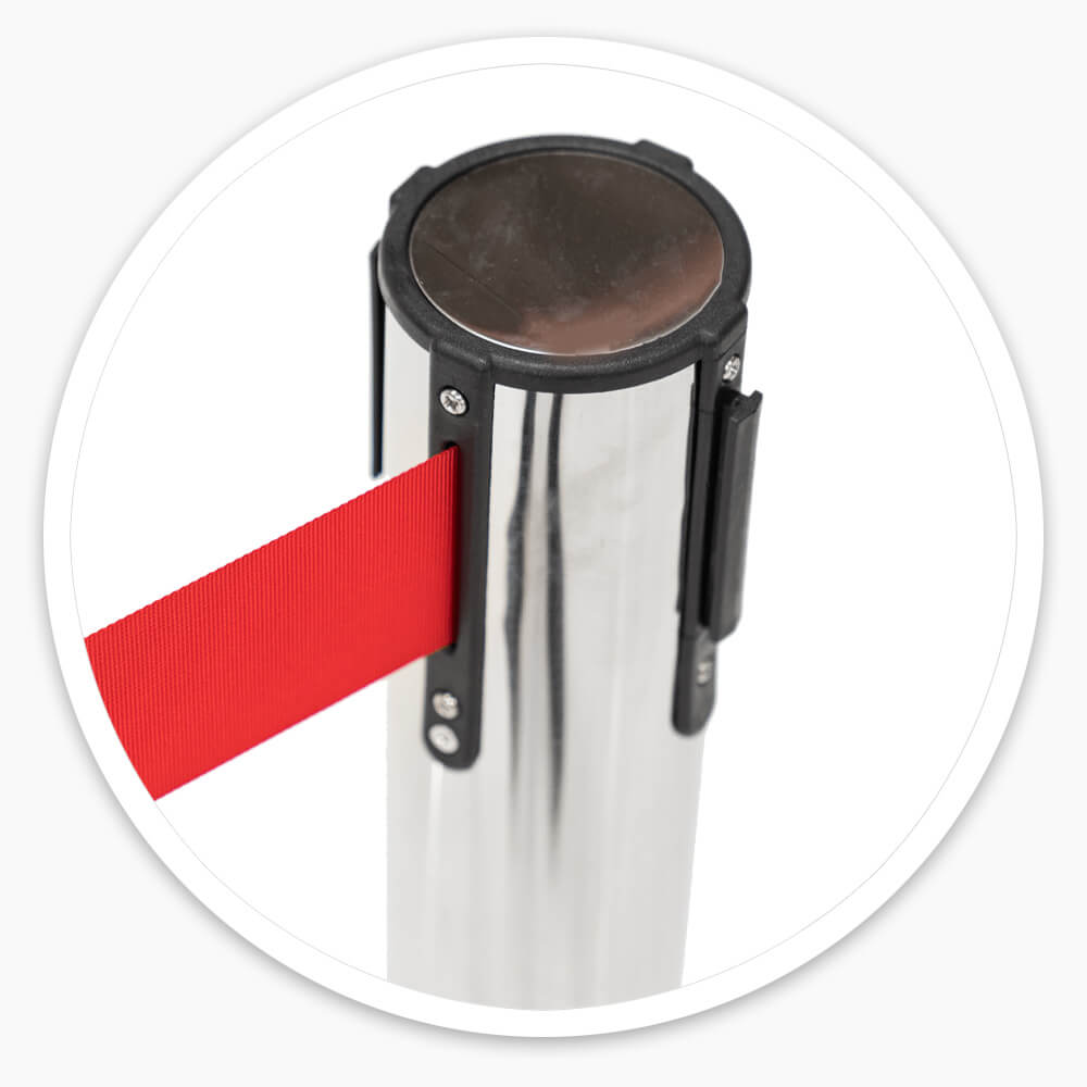 Retractable Queue Barrier | Free Next Day Delivery