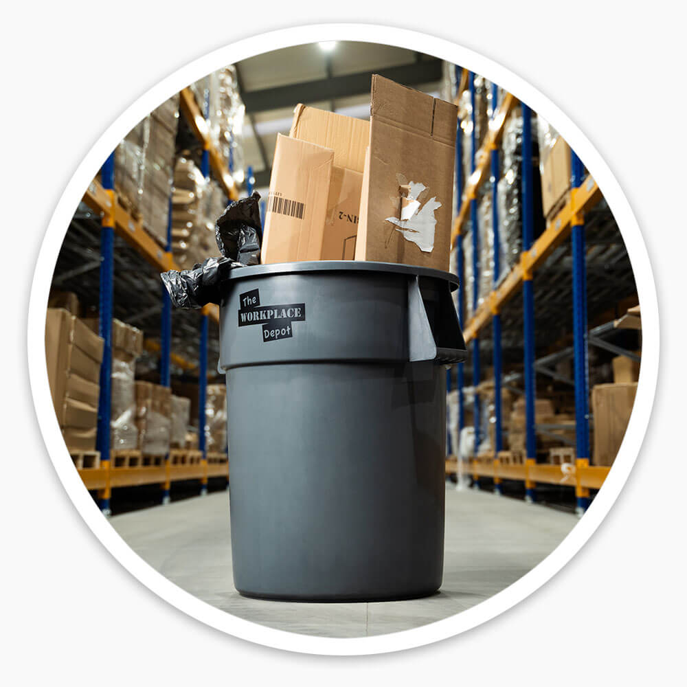 Round Utility Bin | Free Next Day Delivery