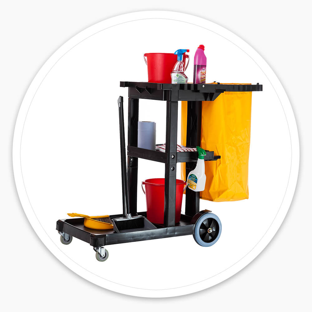 Economy Cleaning Cart | Free Delivery