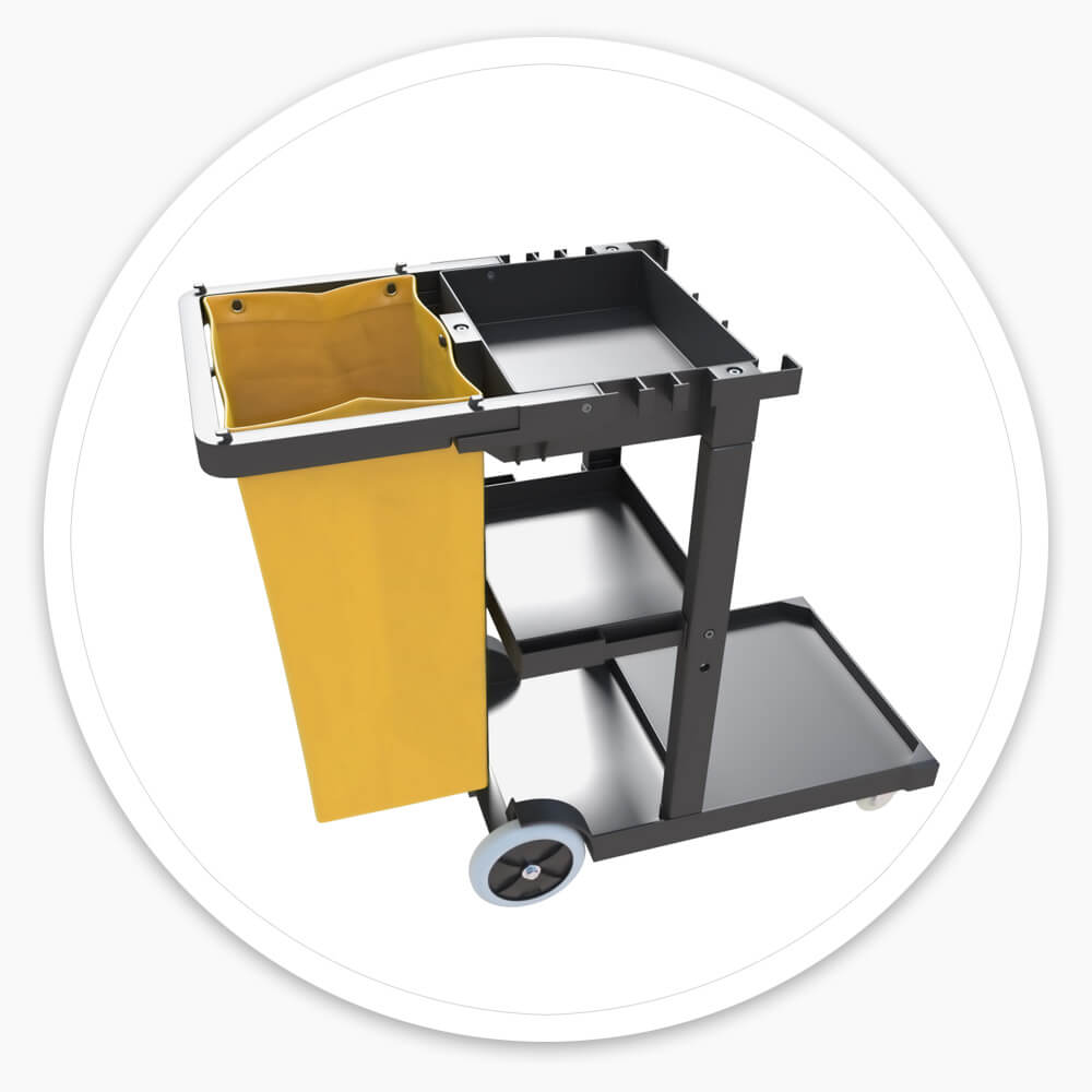 Economy Cleaning Cart | Free Delivery