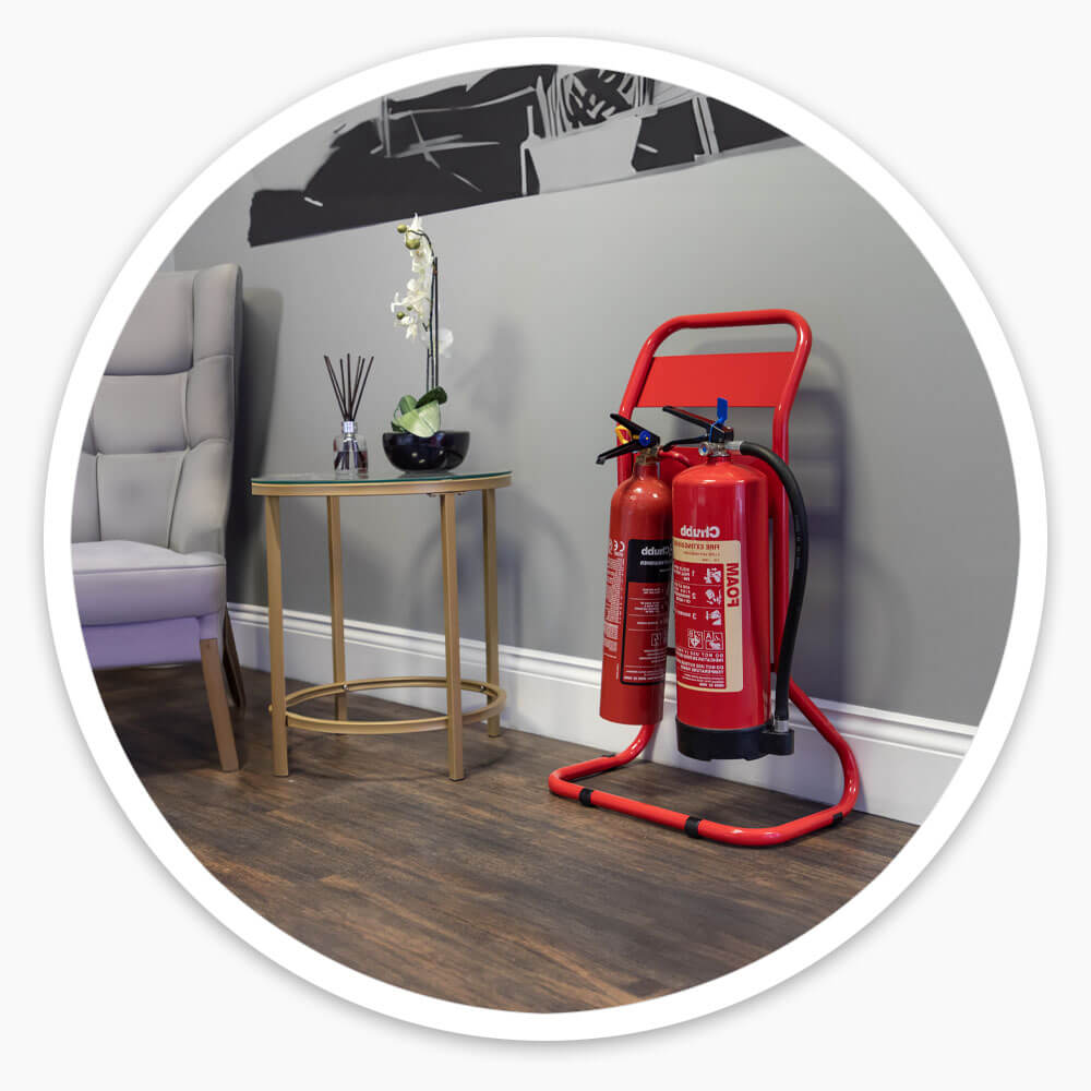 Double Fire Extinguisher Stand | Free Delivery