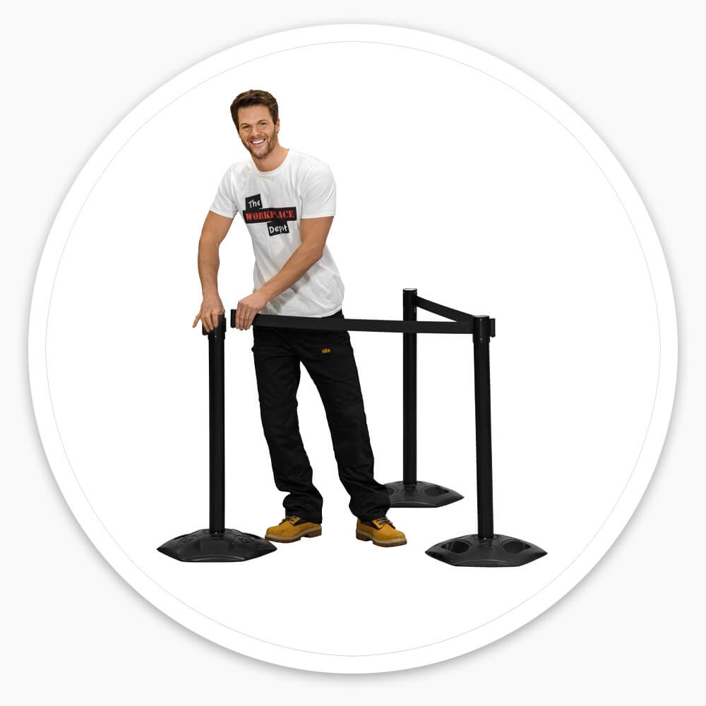 Outdoor Queue Barrier | Free Next Day Delivery