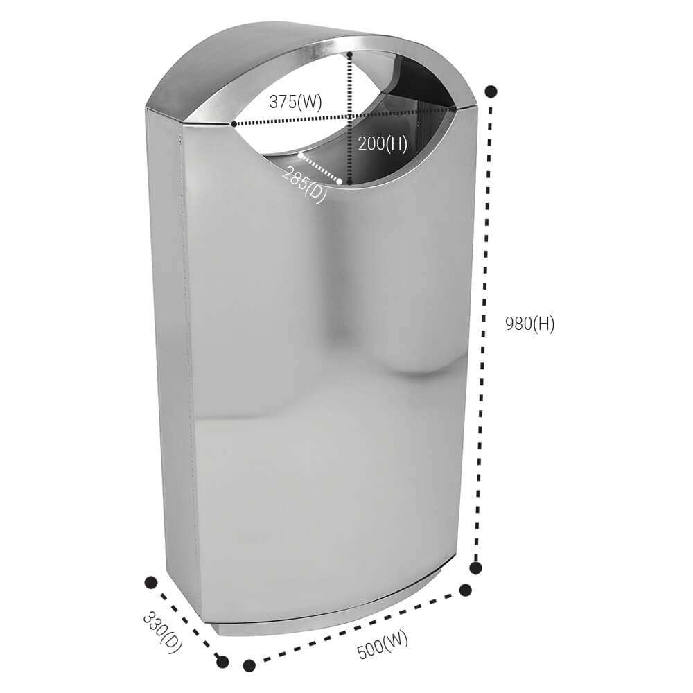 Stainless steel dustbin online shopping store