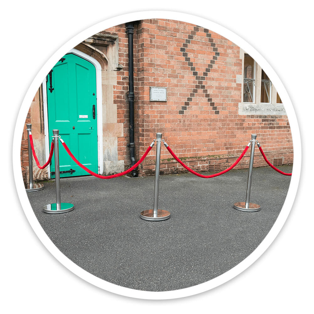 Museum Rope Barriers | Free Delivery