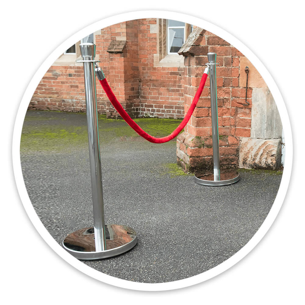 Velvet Rope Barrier | Free Delivery