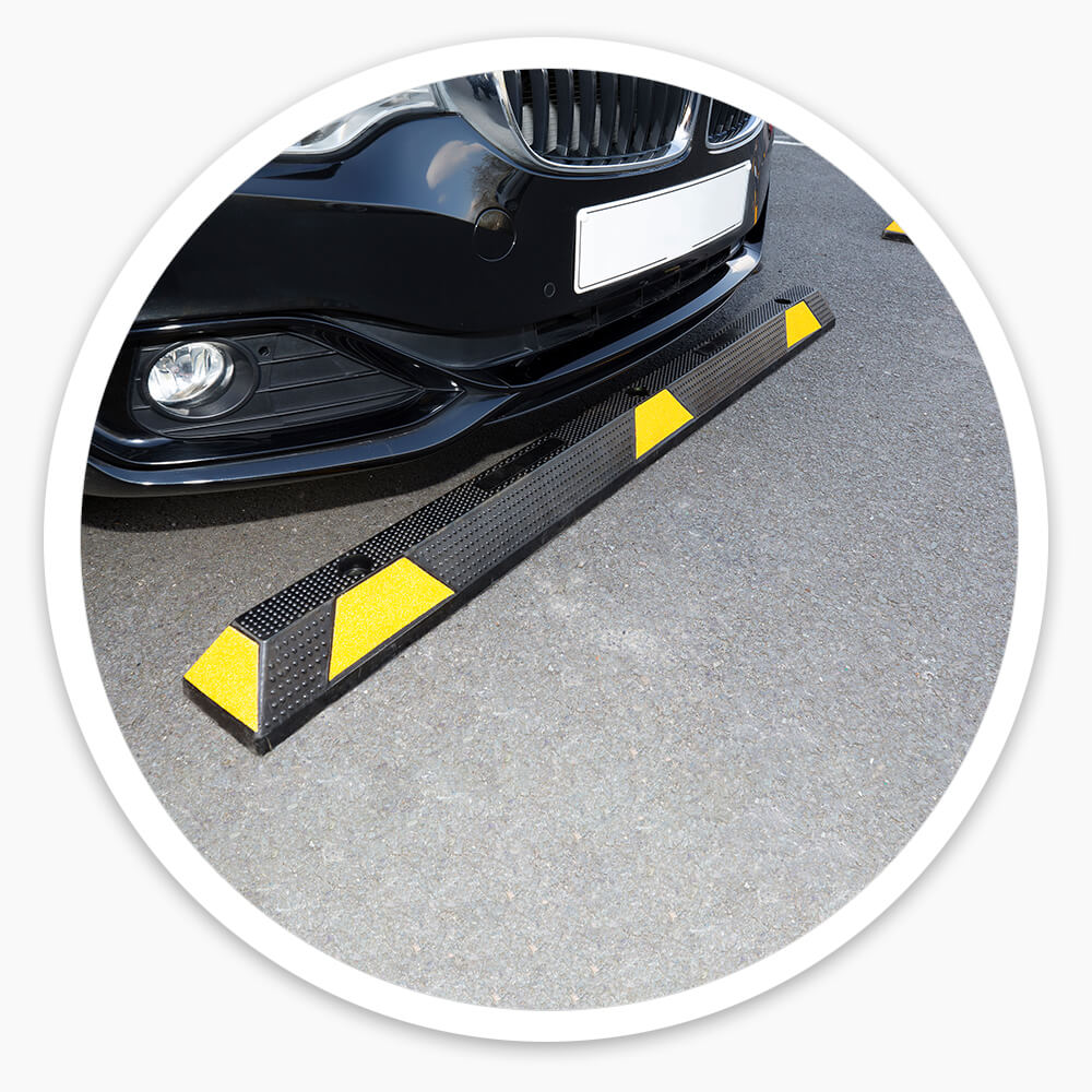 Rubber Parking Kerbs | Free Delivery