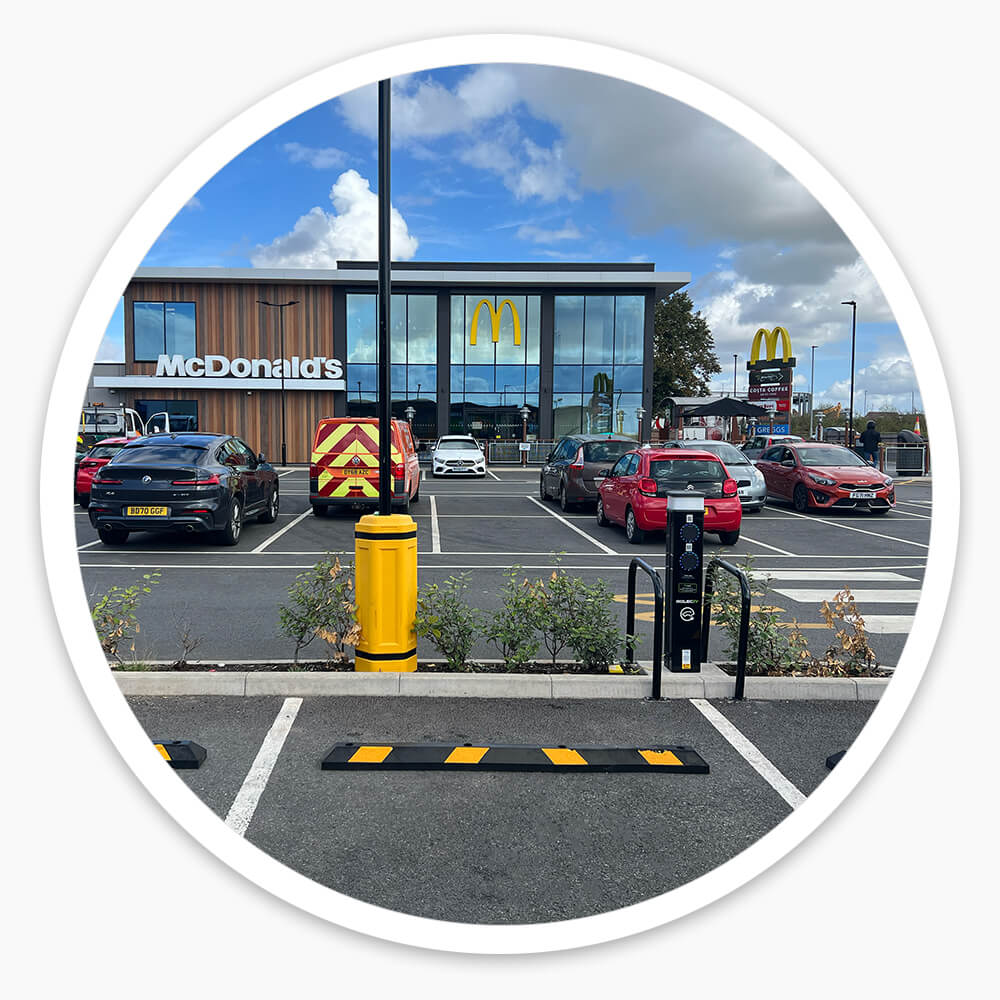 Rubber Parking Kerbs | Free Delivery